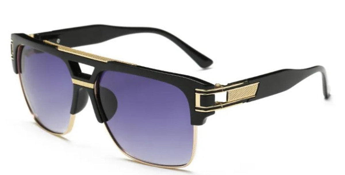 Retro Vintage 80s 90s Classic Pimp Rapper Gangsta Men's Victor Sunglas