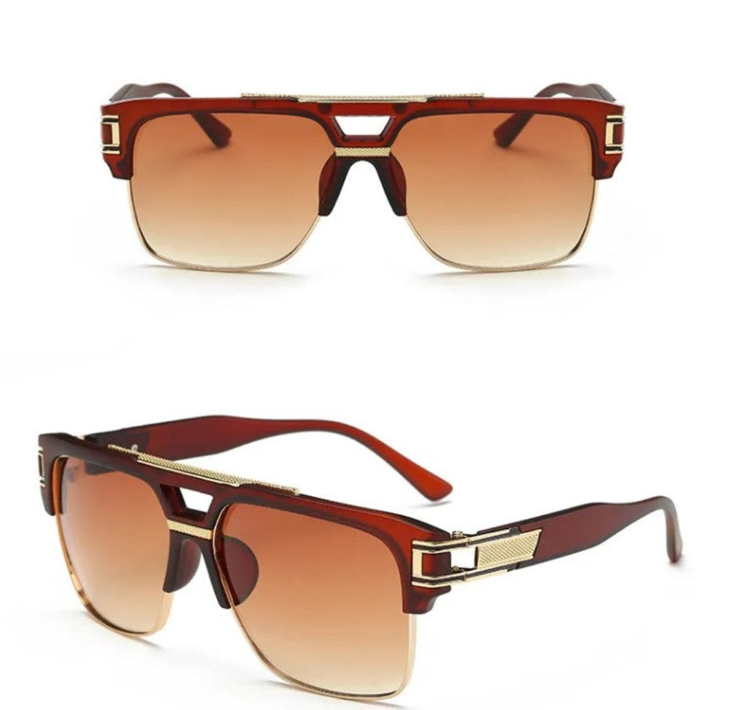 Retro Vintage 80s 90s Classic Pimp Rapper Gangsta Men's Victor Sunglas