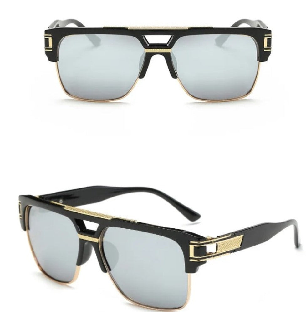 Retro Vintage 80s 90s Classic Pimp Rapper Gangsta Men's Victor Sunglas